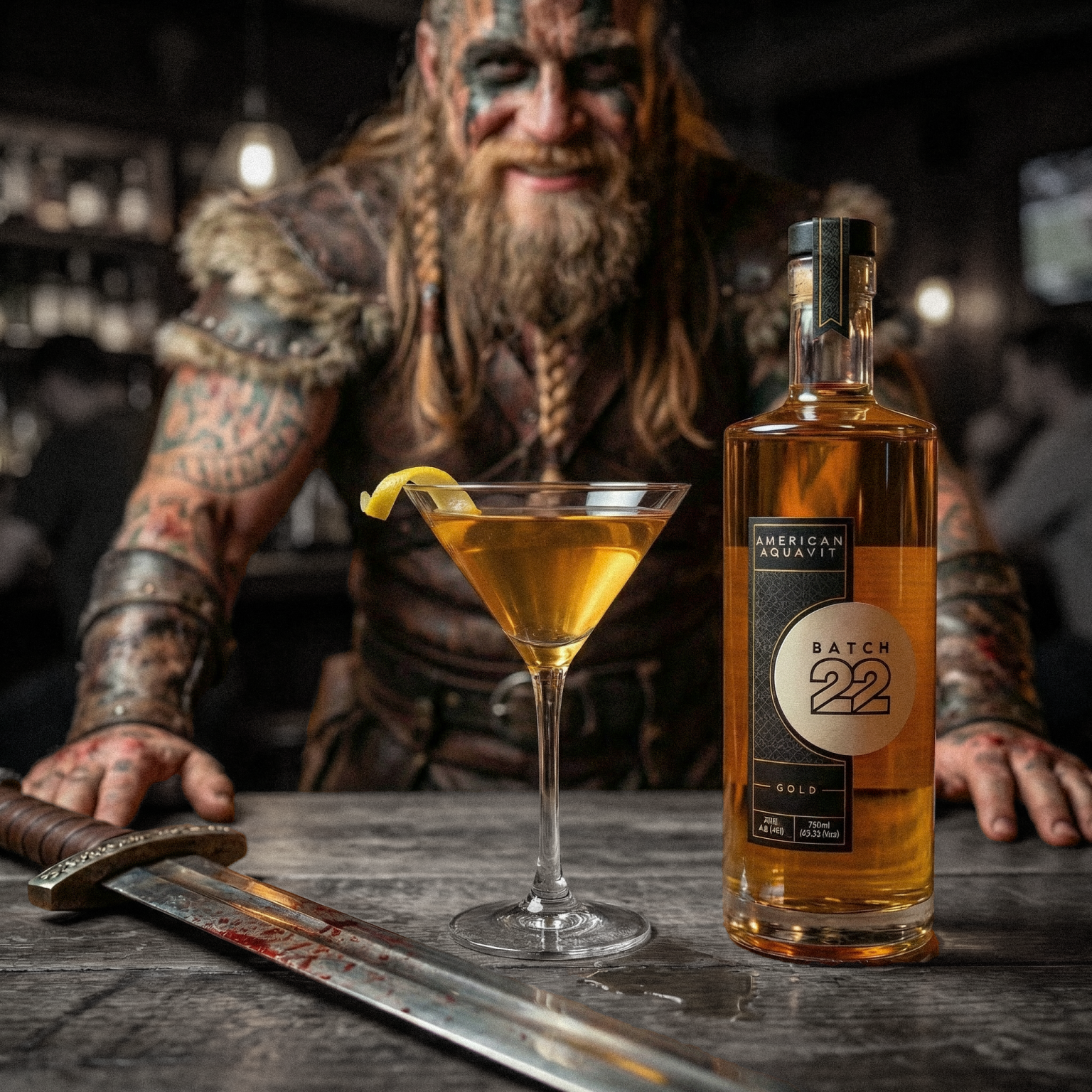 The Viking Martini | Ancient Spirit. Modern Pour. | Batch 22 Aquavit
